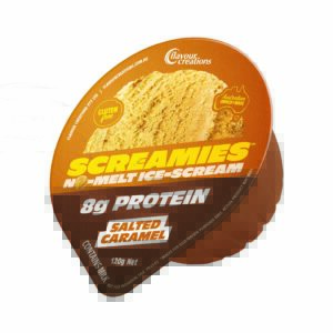 SCREAMIES Protein Salted Caramel | Australian No-Melt Ice Cream
