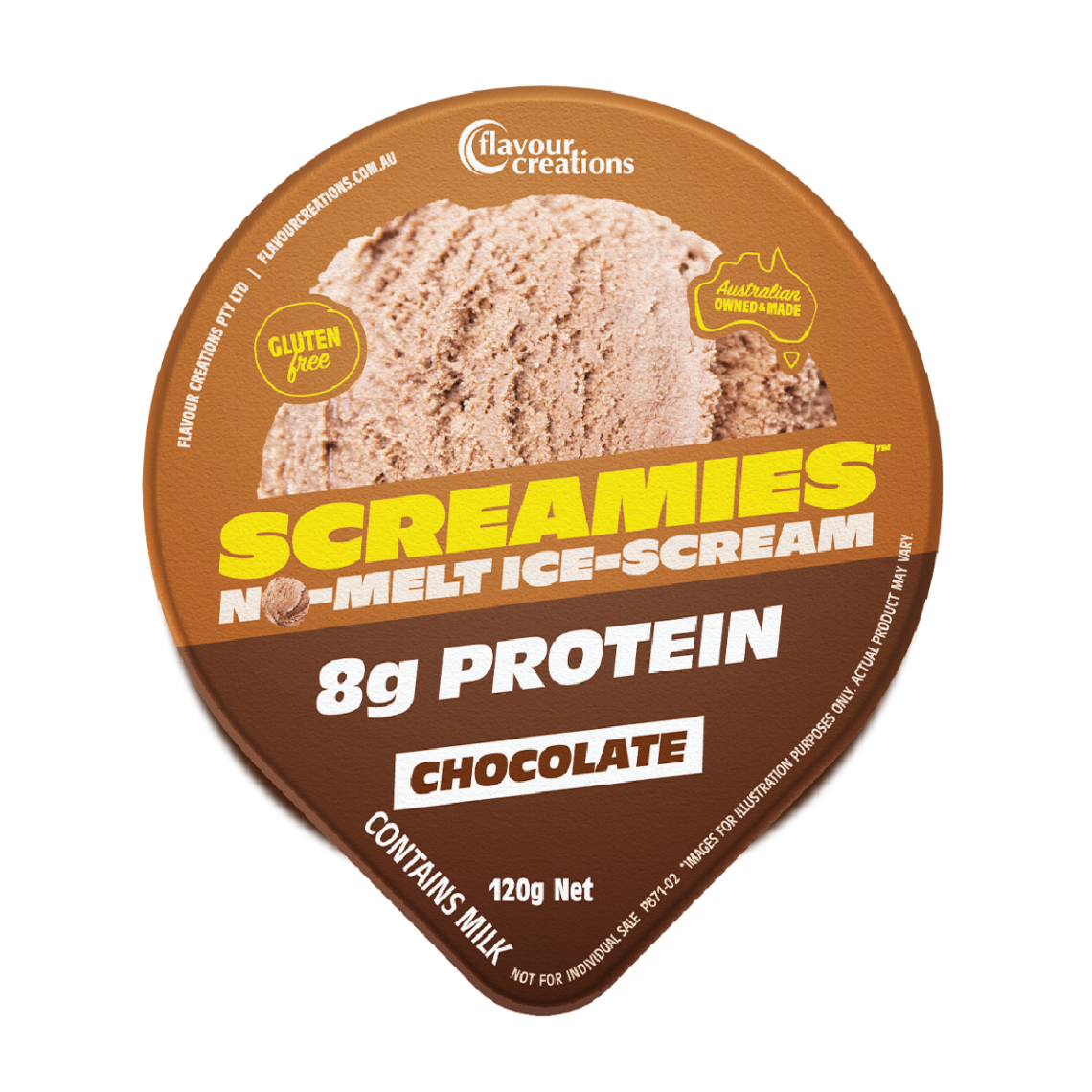 SCREAMIES Protein Chocolate | Australian No-Melt Ice-Scream
